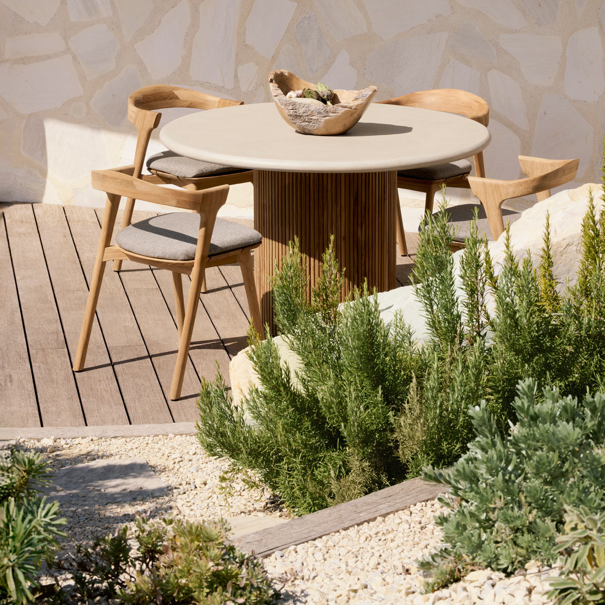 Roller Max Outdoor Dining Table – Ethnicraft – Viesso