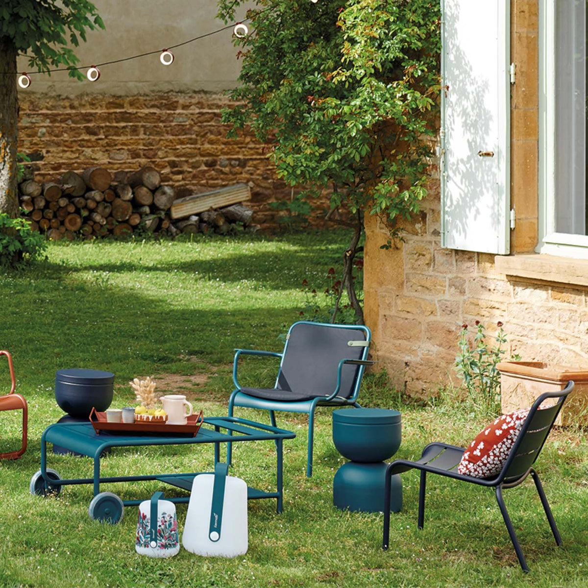 Color Mix Rectangular Outdoor Cushion – Fermob – Viesso