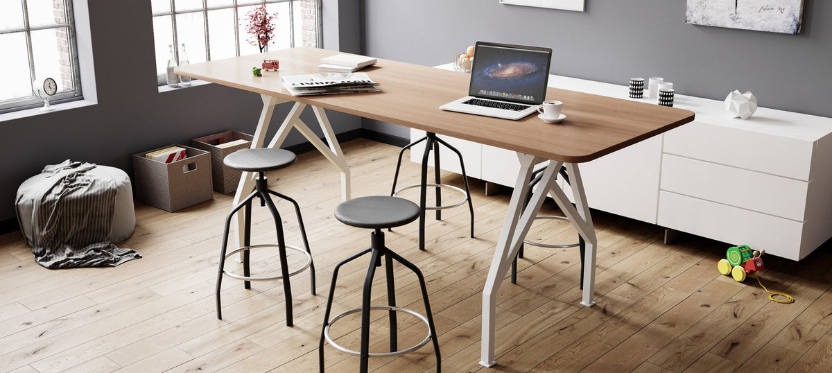 Hot Spot Bar Height Conference and Dining Table – Scale 1:1 – Viesso